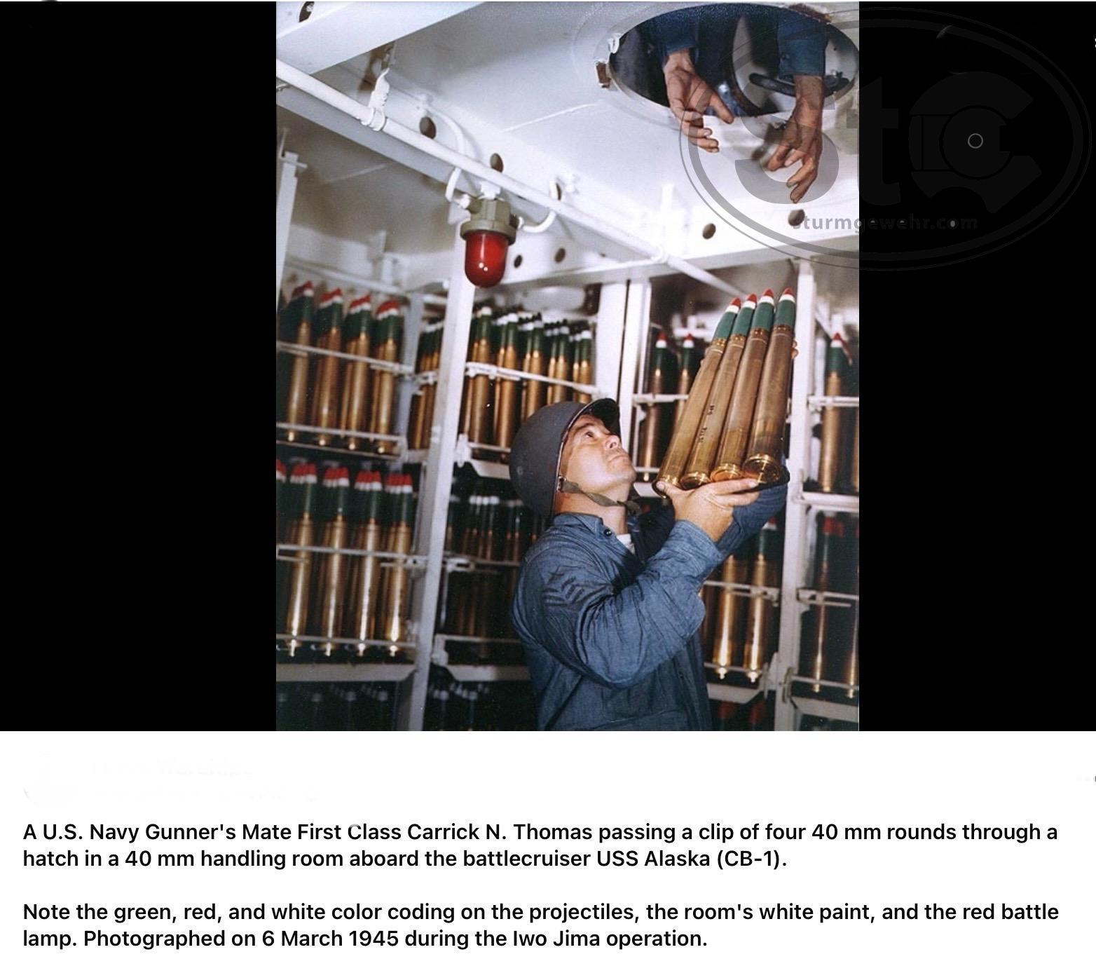 40mm Bofors US Navy M25 1944 brass cartridge cases (2) SOLD ...