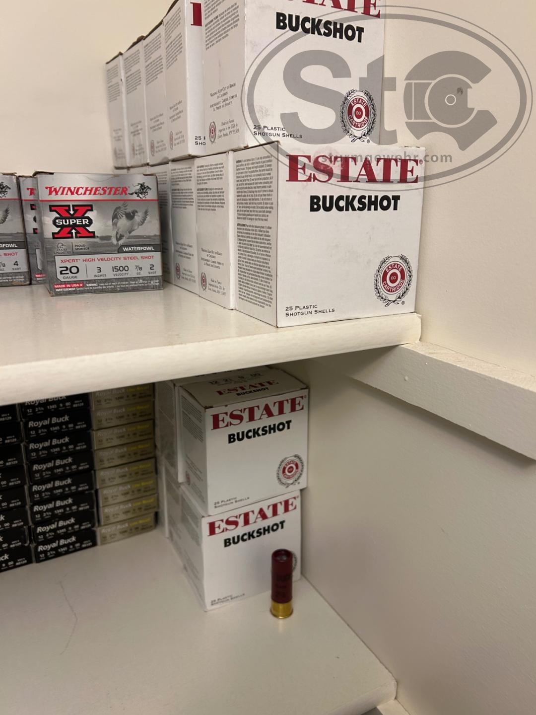 Estate 12GA 00 Buckshot - 200 rounds for $120 plus shipping - Ammunition - Sturmgewehr.com Forums