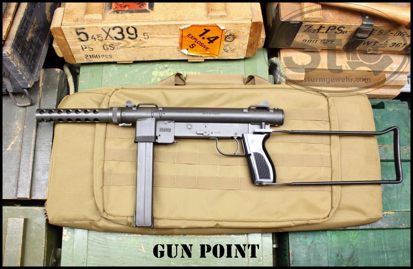 Stunning NIB Condition Smith & Wesson Iconic Model 76 9mm Machine Gun ...