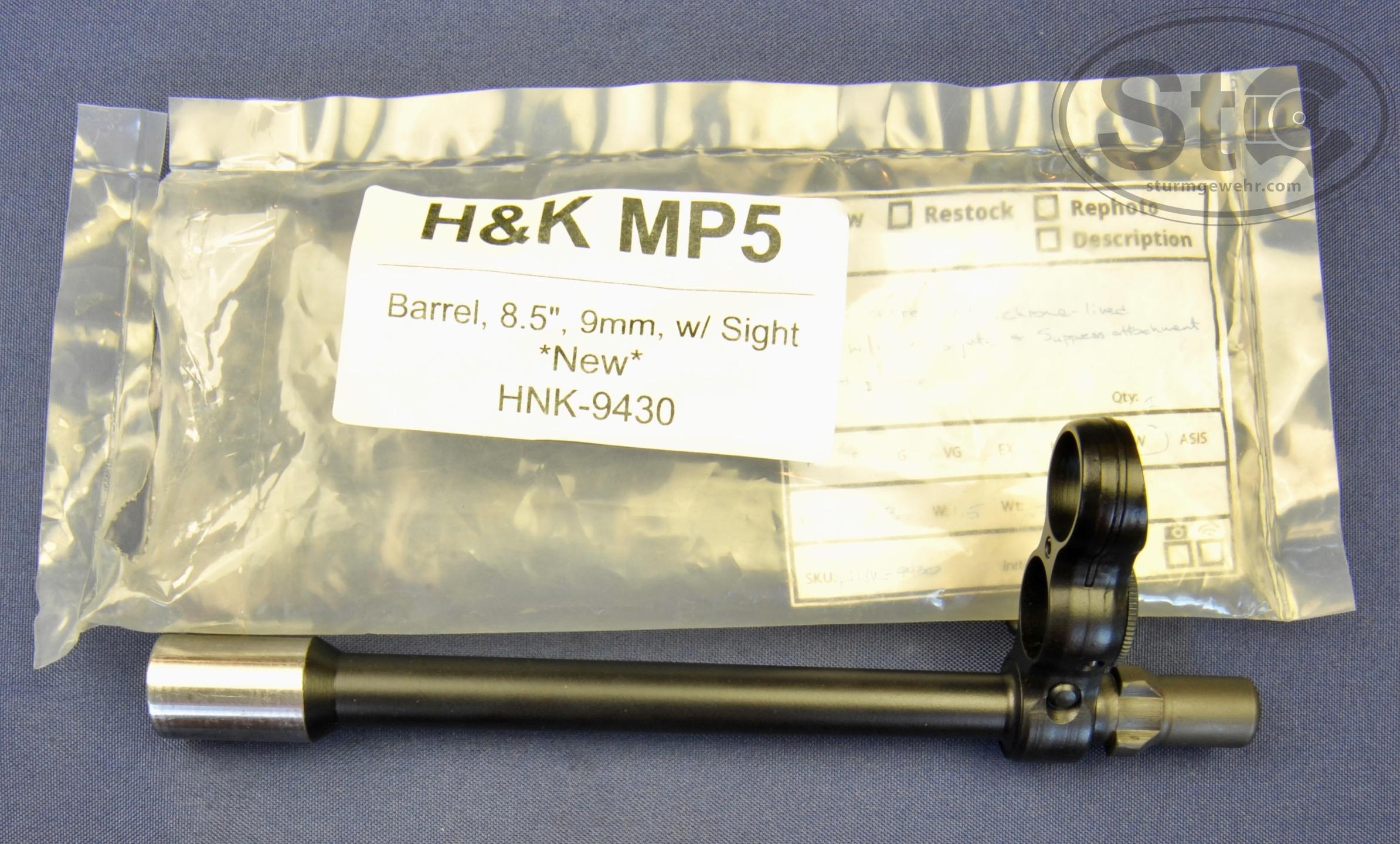 NOS German MP5 Barrel - Parts and Accessories Market Board ...