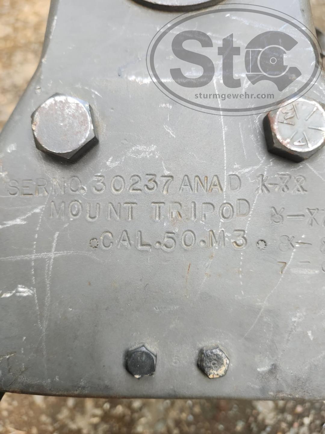 WTS M2hb M3 tripod .50 Cal. original uncut with transport cover ...