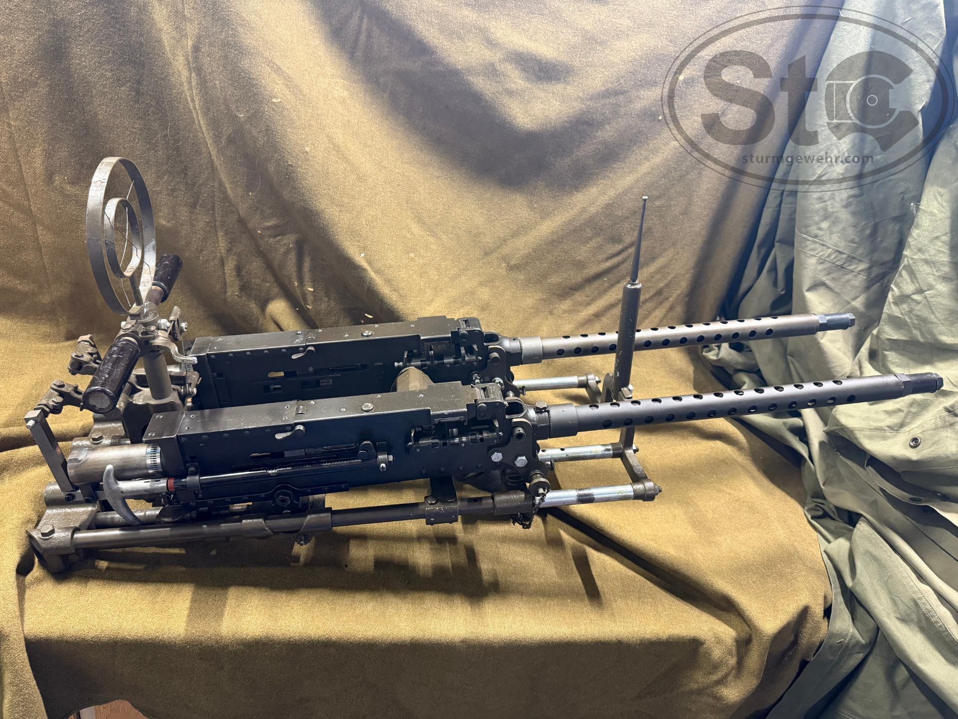 SOLD - WTS - Twin Mounted Transferable Browning AN-M2 30 Cal Machine ...