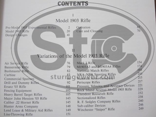 SOLD: Very RARE Original hardback book The Springfield 1903 Rifles ...