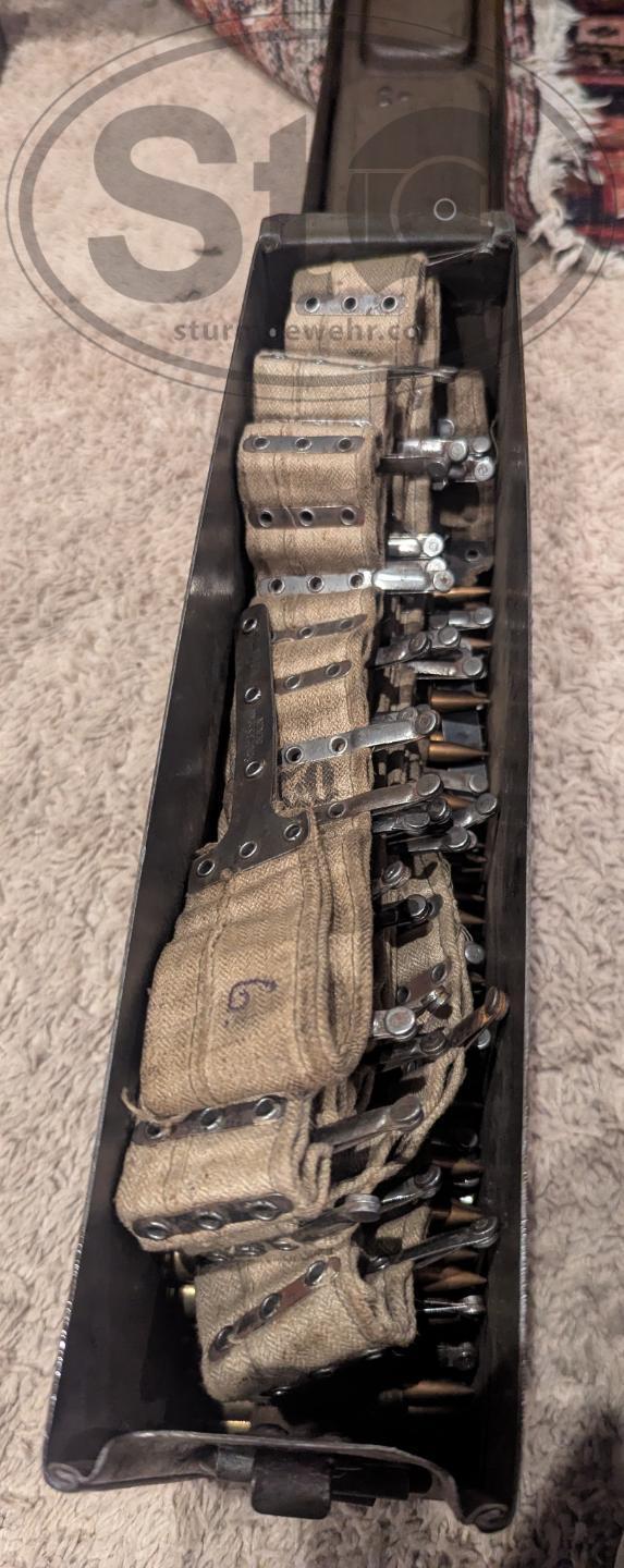 WTS: Original WWI German Maxim Belt Dated 12-17 with 9/17 Dated German ...