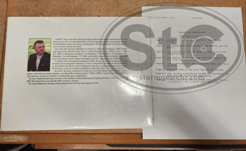 SOLD: Project 64: The MP5 Submachine Gun Story by Frank W. James ...