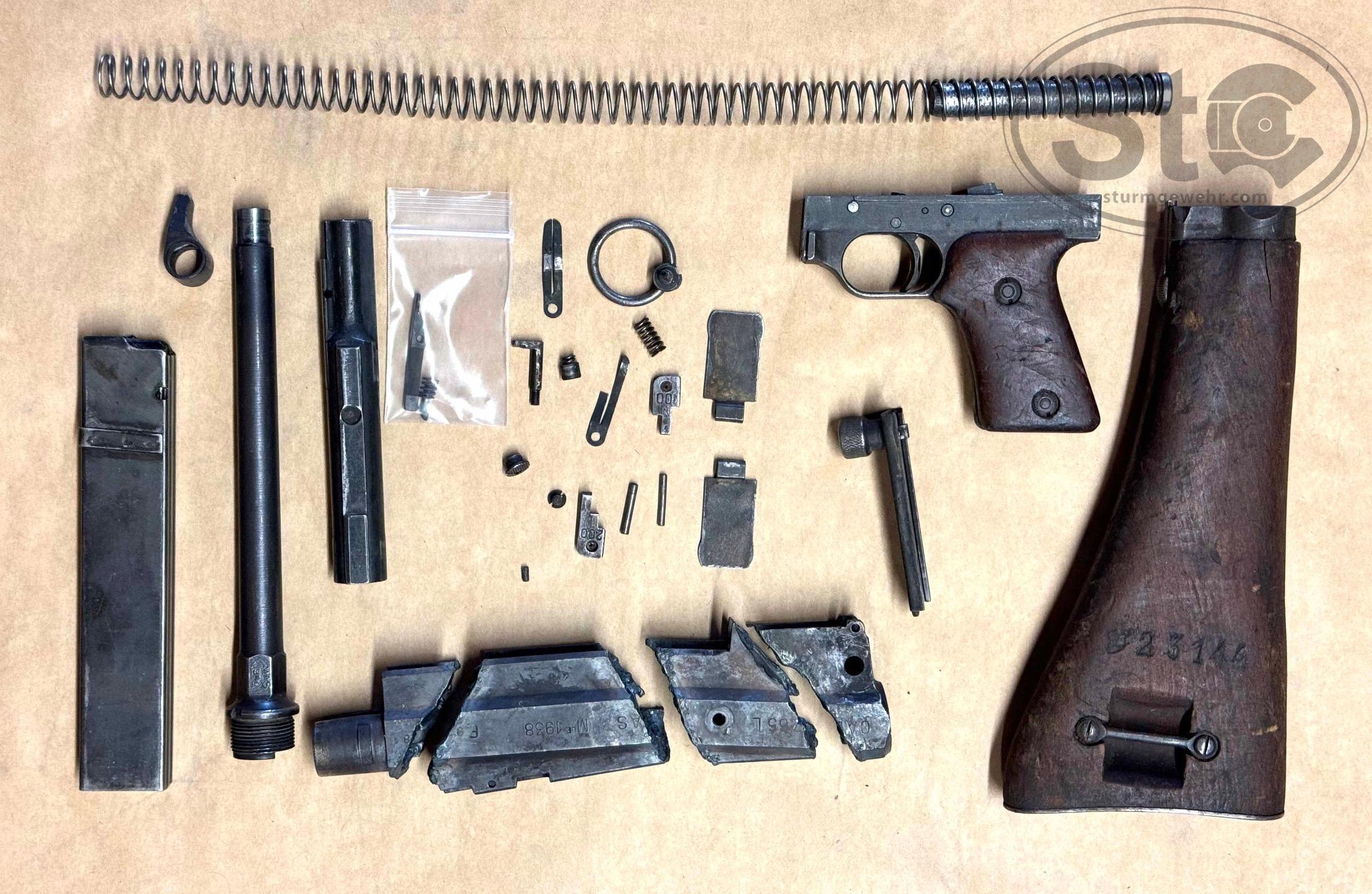 SOLD French Submachine gun and Sidearm - matching caliber - NFA Market ...