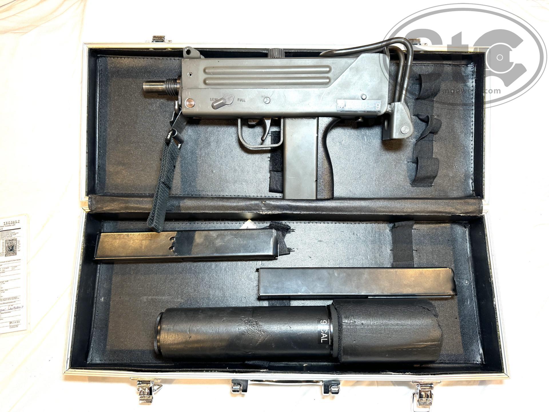 WTS: Transferable INGRAM M10 9MM & .45 AUTO Military Armament CORP. w/Suppressors. mac10 - NFA ...