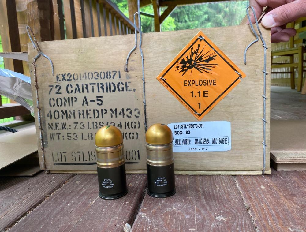 After years of trying, finally snagged two cases of M433 40mm HEDP ...