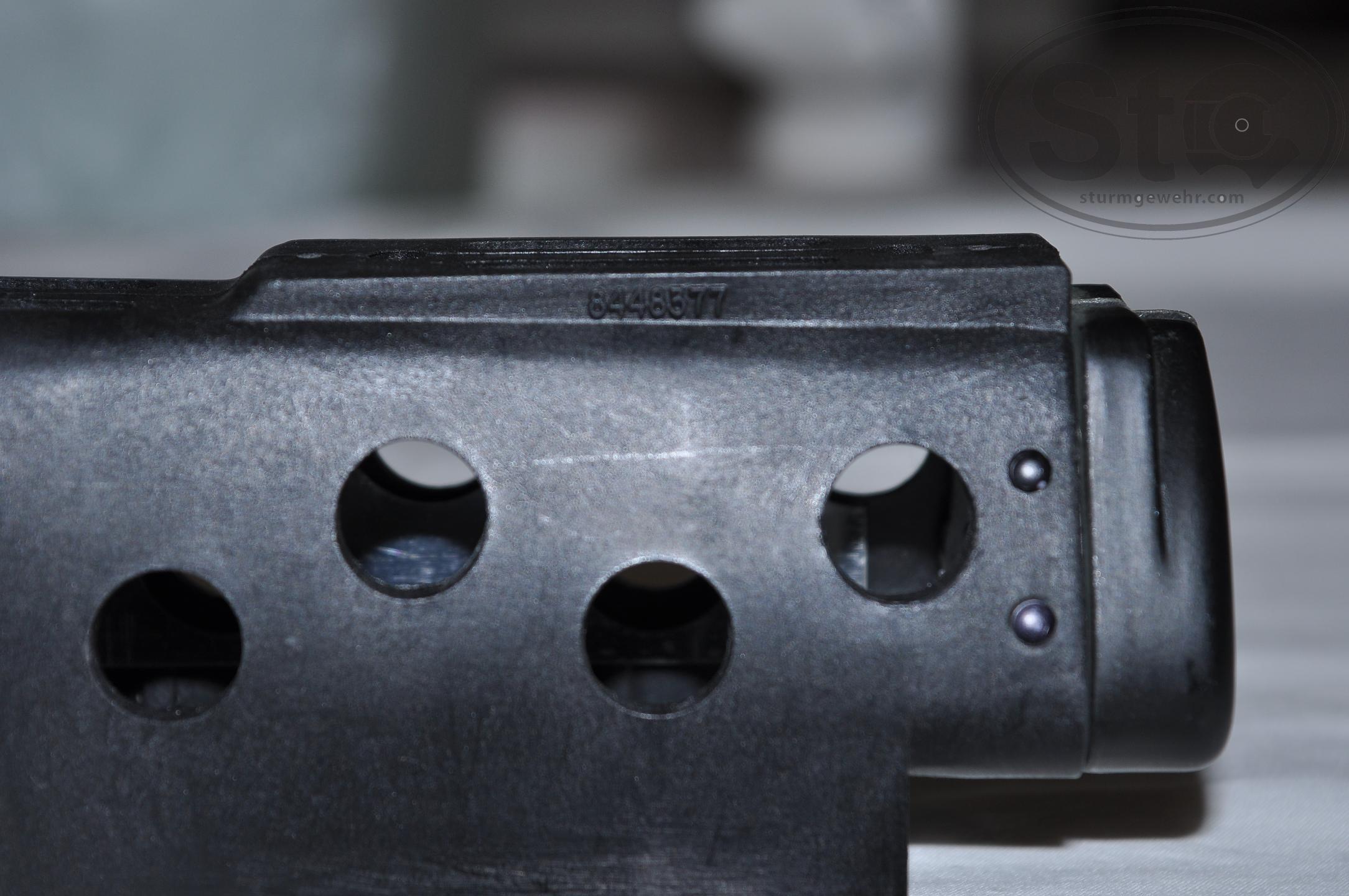 WTB USGI NOS M203 GRENADE LAUNCHER HANDGUARD & LEAF SIGHT P/N 8448377 ...