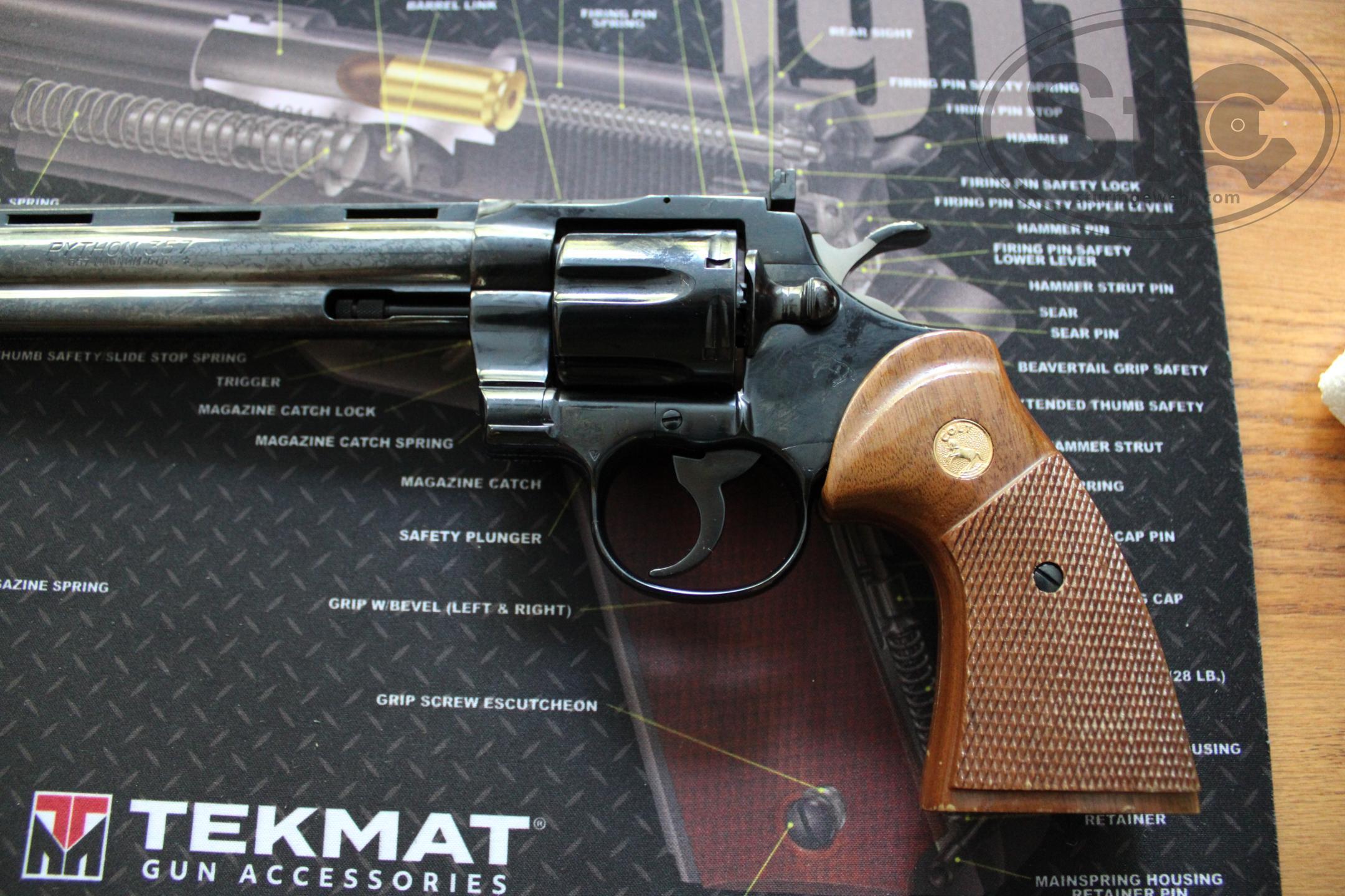 SOLD Colt Python 8" Never Fired Mint - Collectors Market Board ...