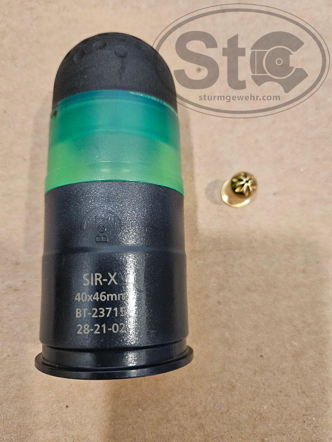40mm B&T SIR-X Extended Range Safe Impact Rounds + Replacement Primers ...