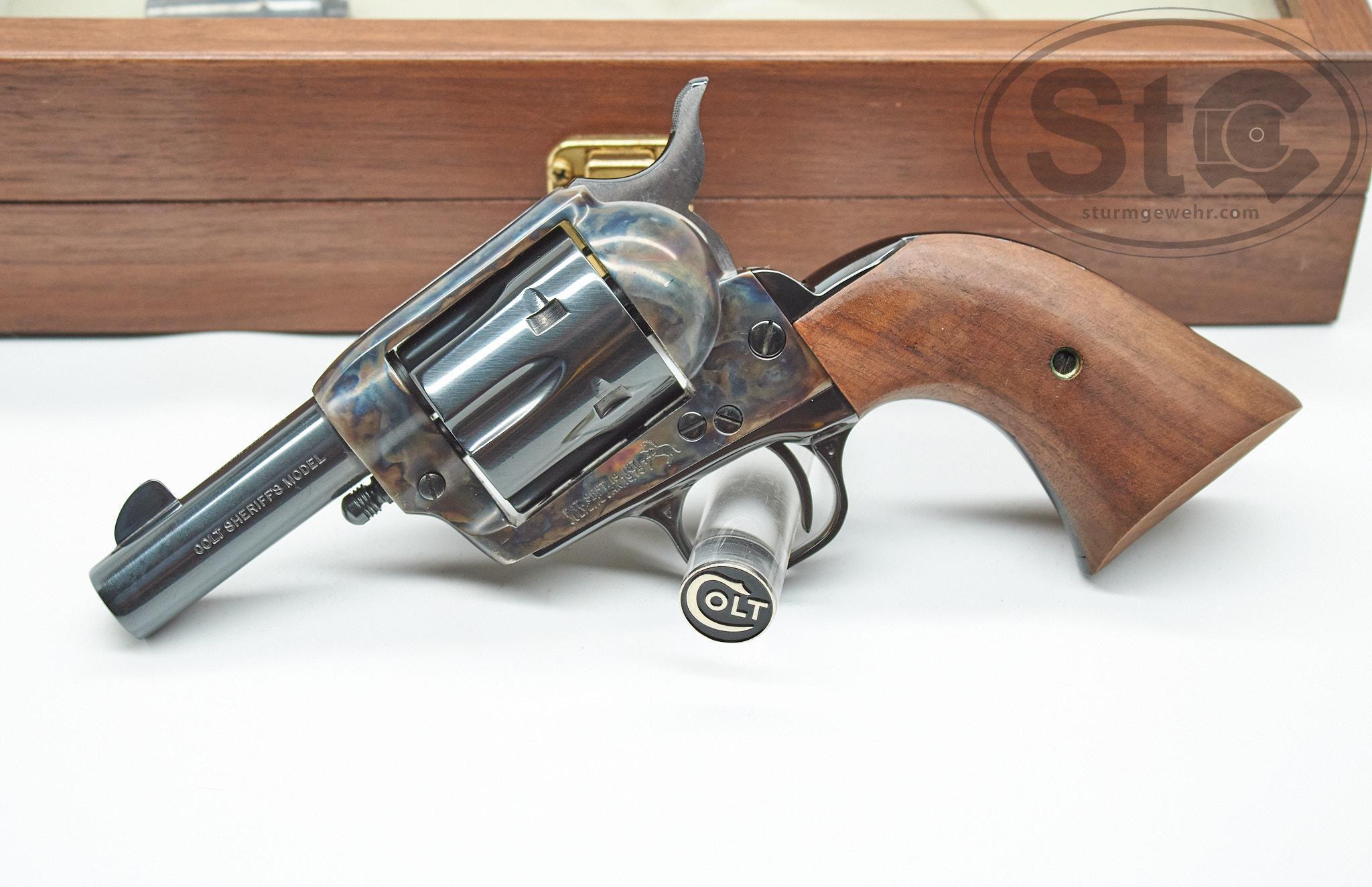Sold Colt SAA Sheriff Model .44-40 Extra .44 Special Cylinder w/Case ...
