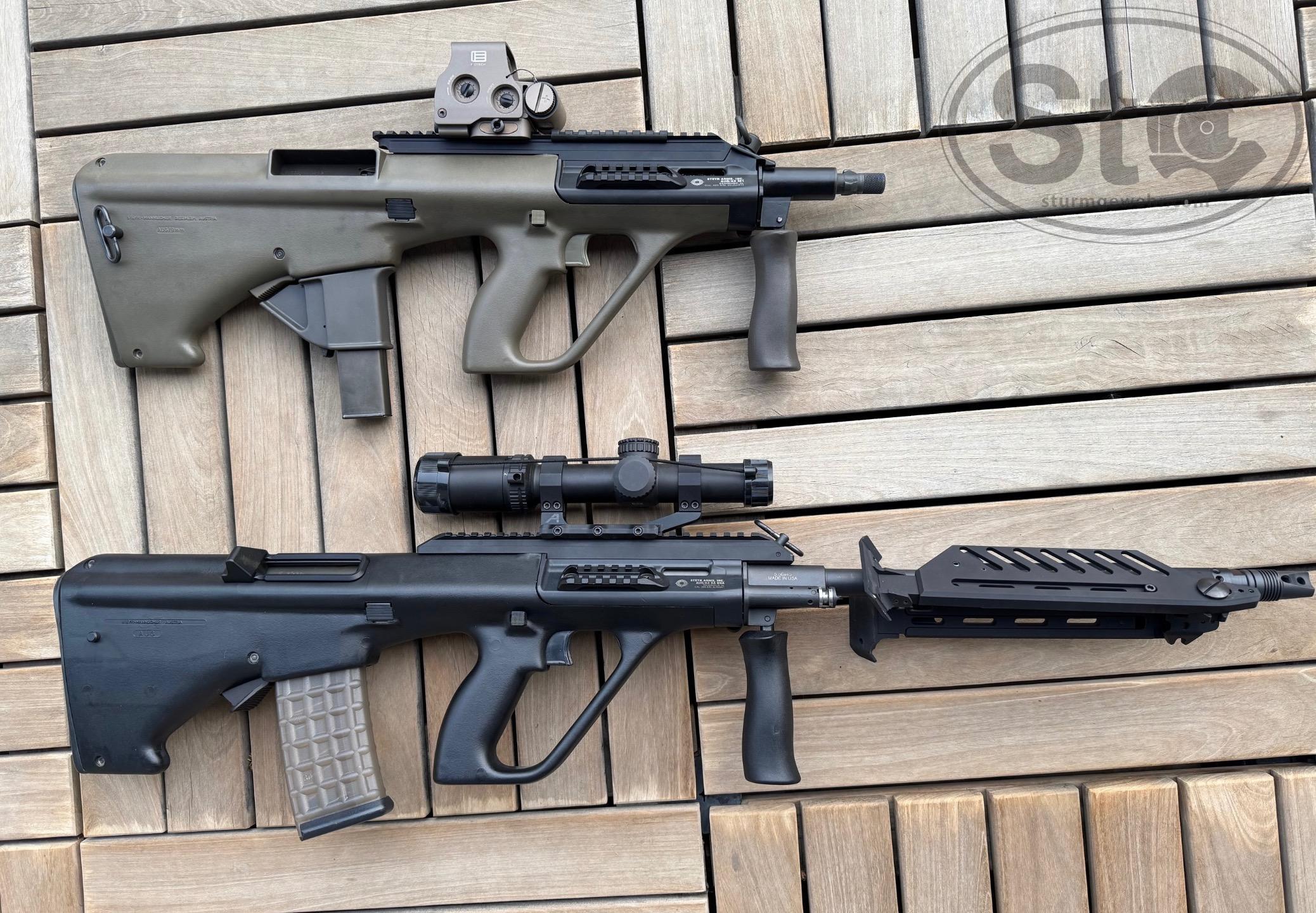 SOLD - Ultimate AUG Package with Qualified Sear, 5.56 and 9mm hosts ...