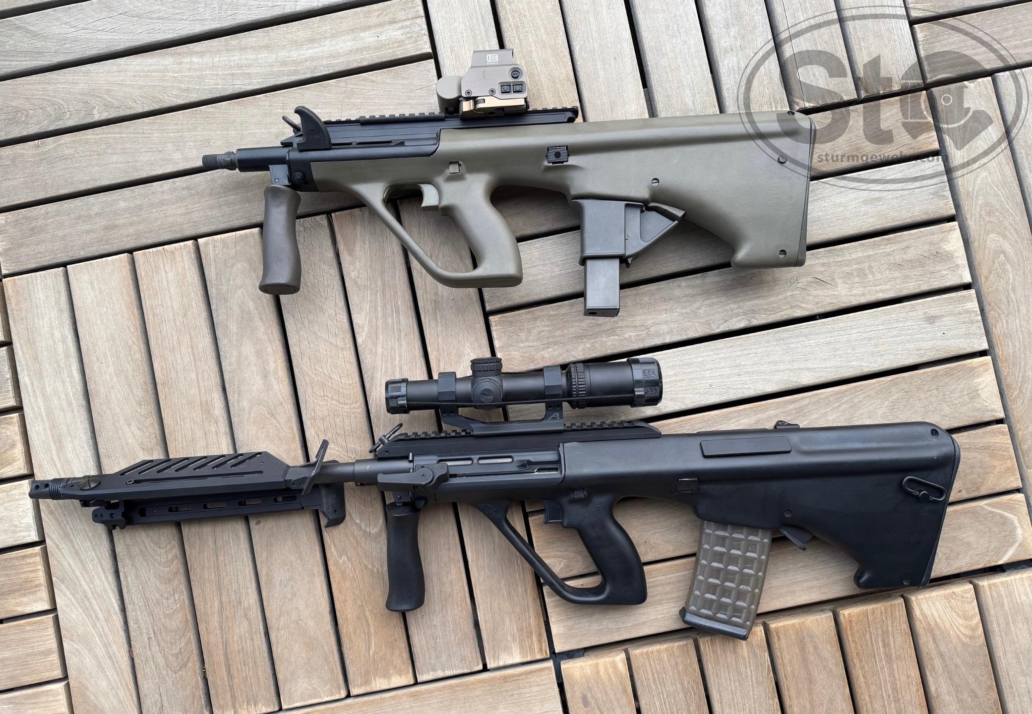 SOLD - Ultimate AUG Package with Qualified Sear, 5.56 and 9mm hosts ...