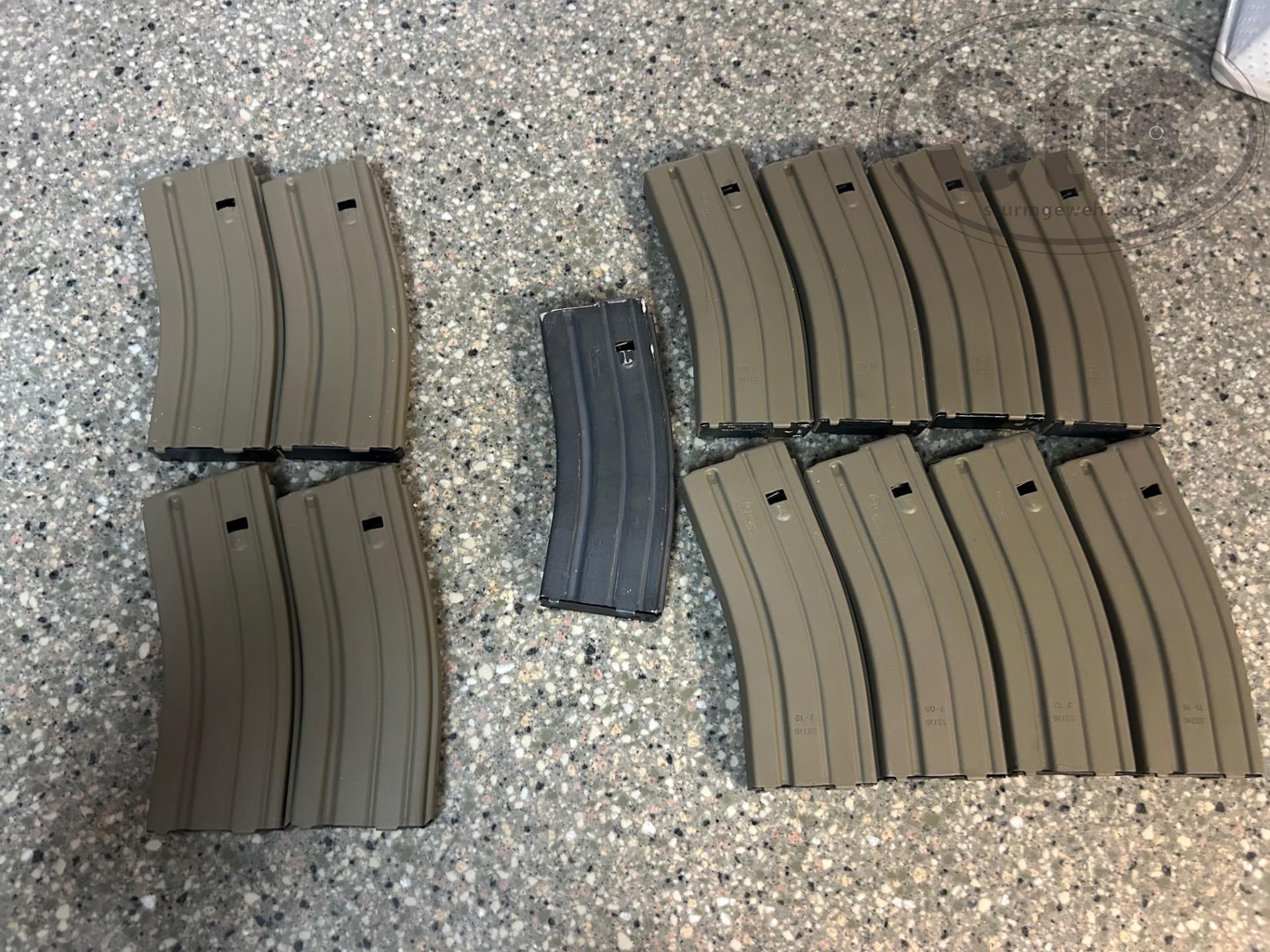 ALL SPF USGI OKAY aluminum magazines in MagPul FDE - Parts and ...
