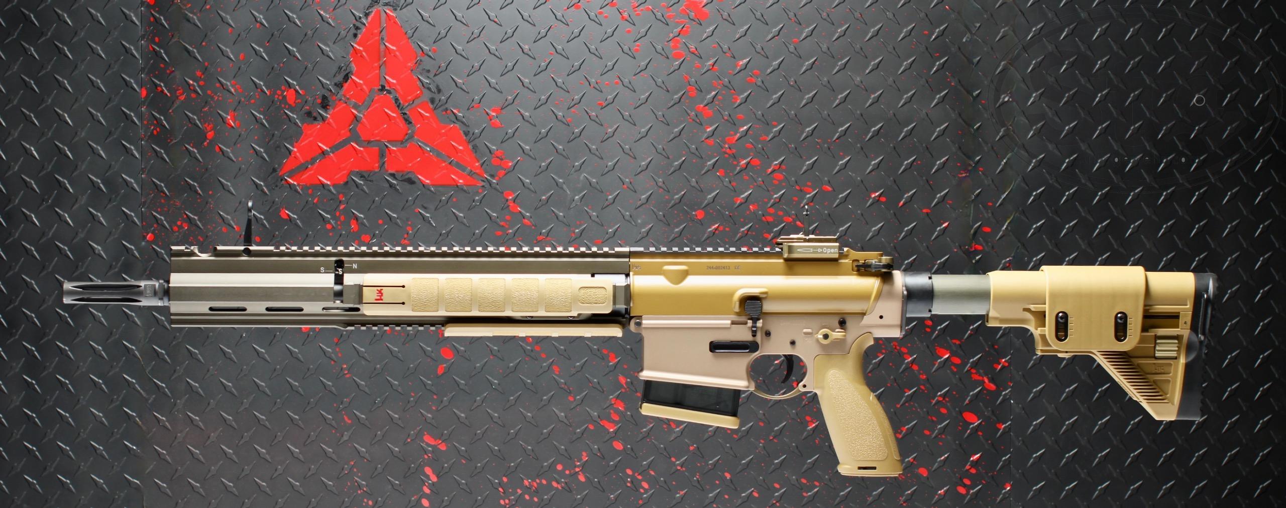 RARE & HIGHLY SOUGHT AFTER HK G28Z FACTORY UPPER W/ B&T G28 RECEIVER ...
