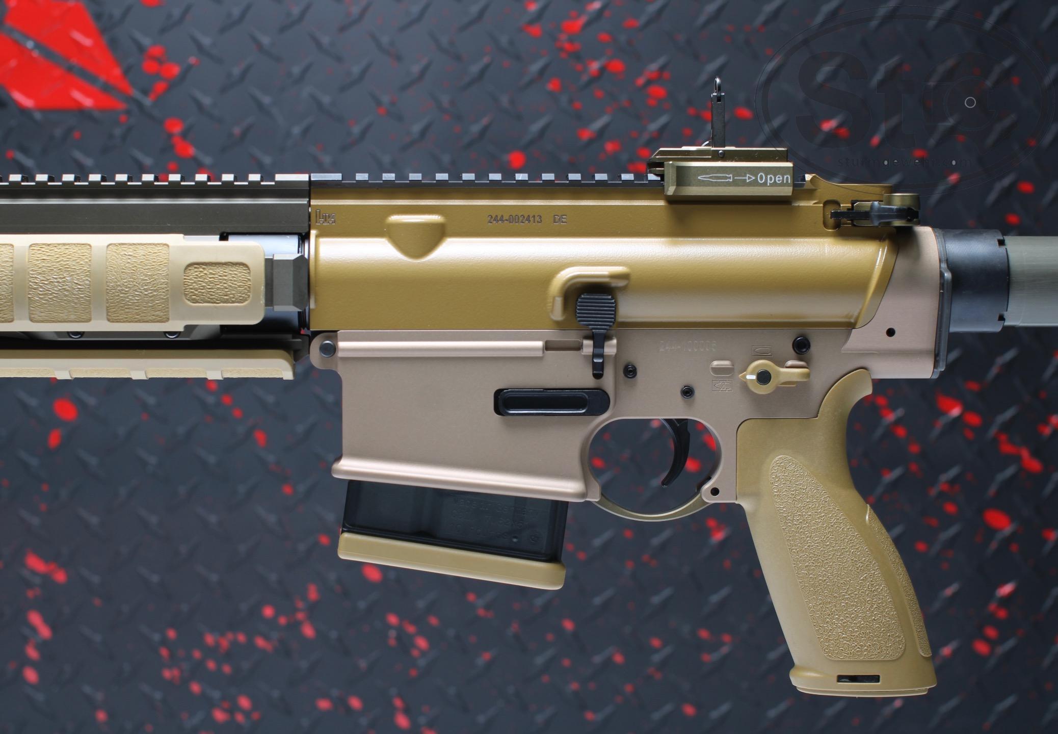 RARE & HIGHLY SOUGHT AFTER HK G28Z FACTORY UPPER W/ B&T G28 RECEIVER ...