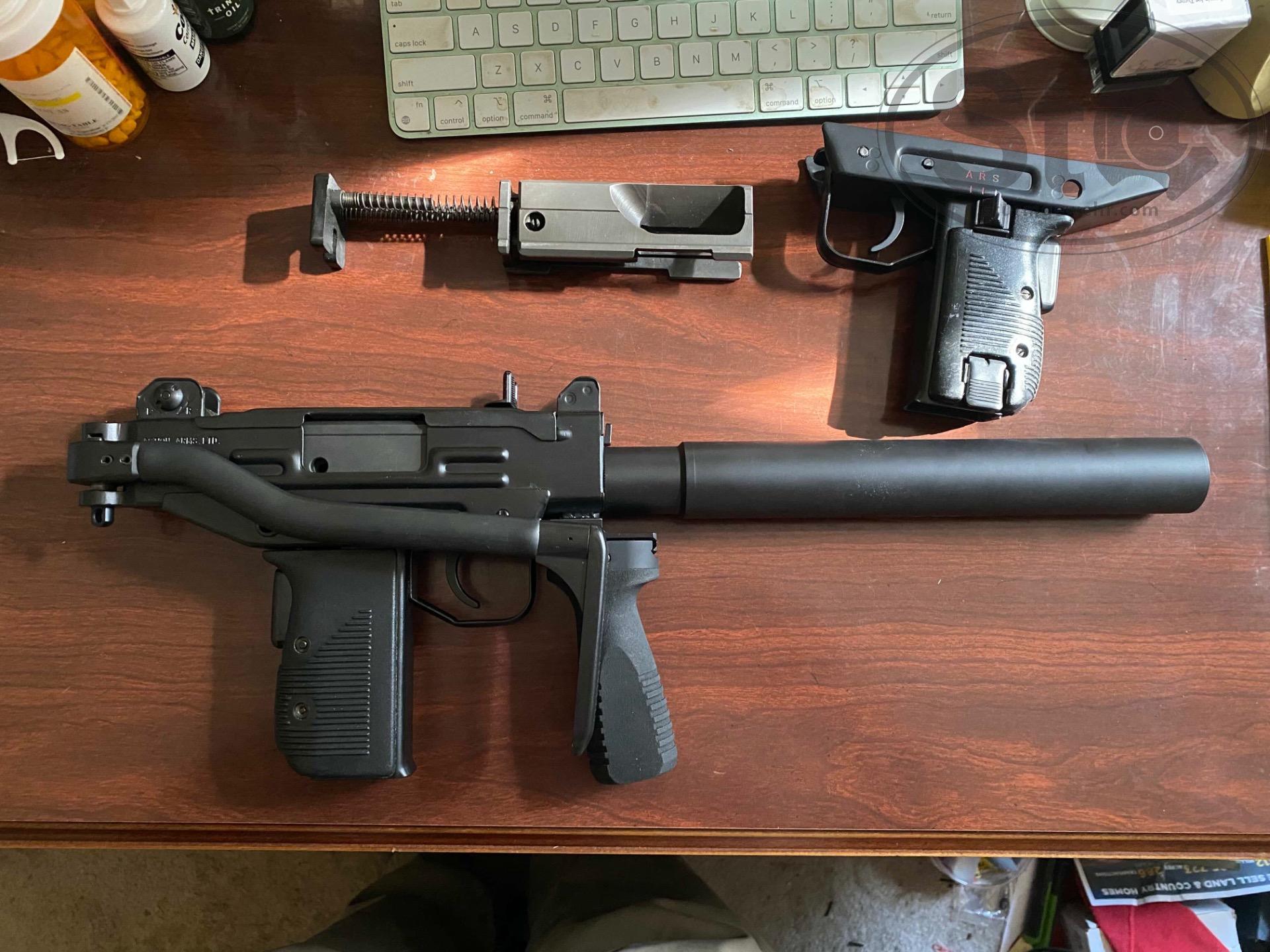 Micro Uzi with GSL Suppressor - Open and Close Bolt Configuration - 9MM ...