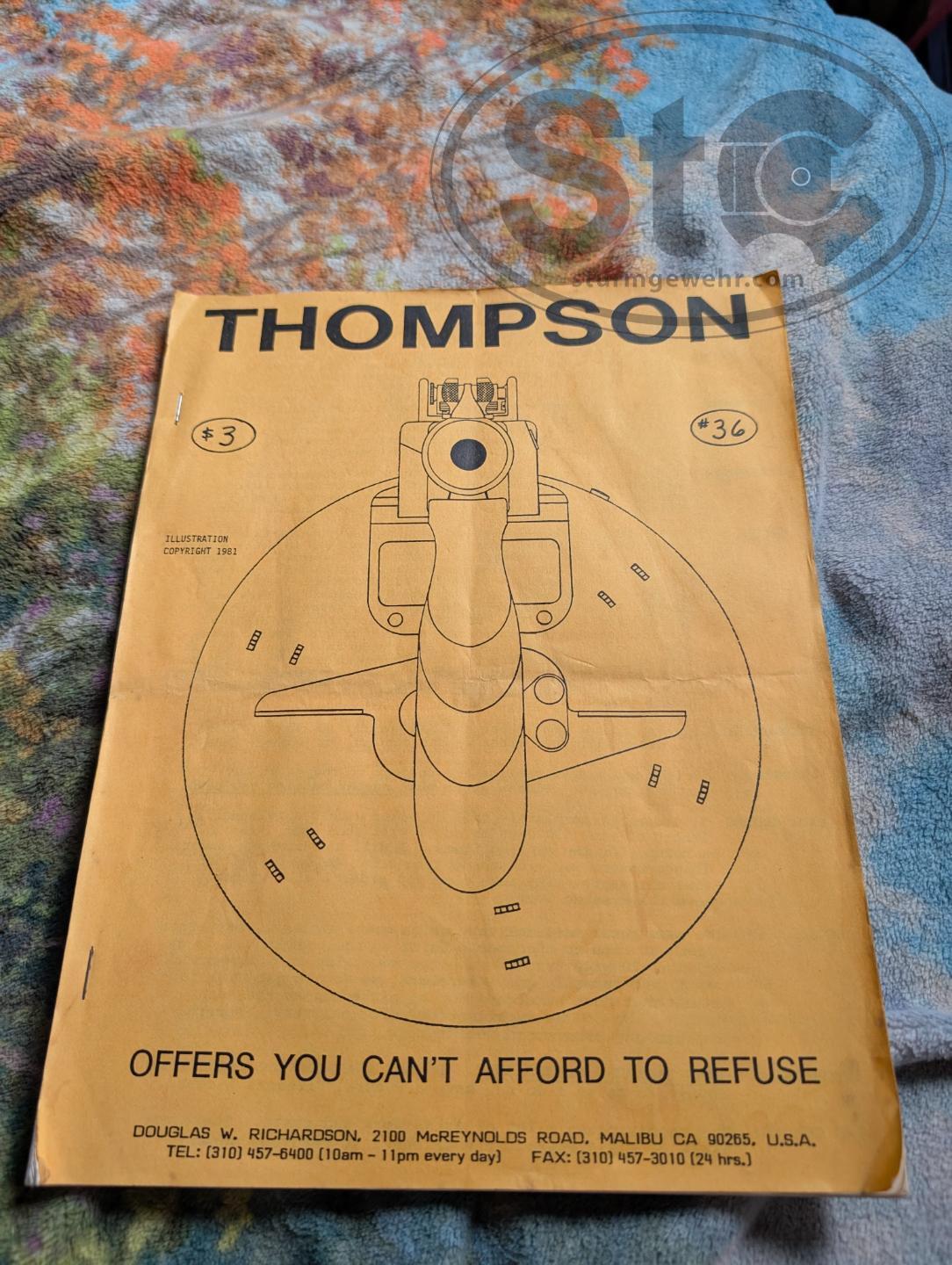 Thompson book? - NFA / Semi Forum - Sturmgewehr.com Forums