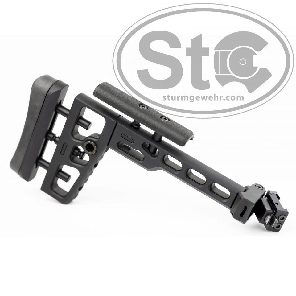 SAMSON S.A.S. Tactical Folding Stock (BLACK) - For ANY 1913 Railed ...