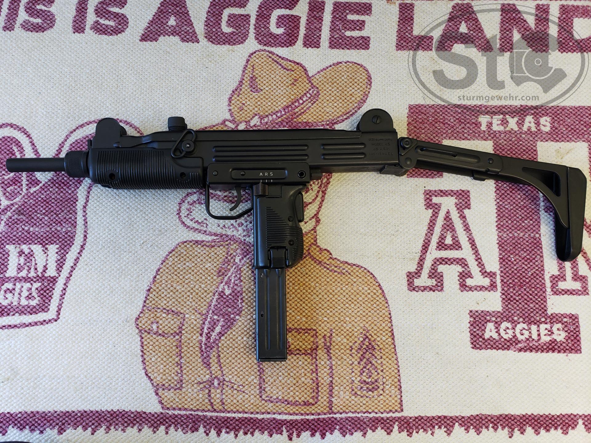 WTS transferable registered receiver IMI Uzi model 45 45acp William ...