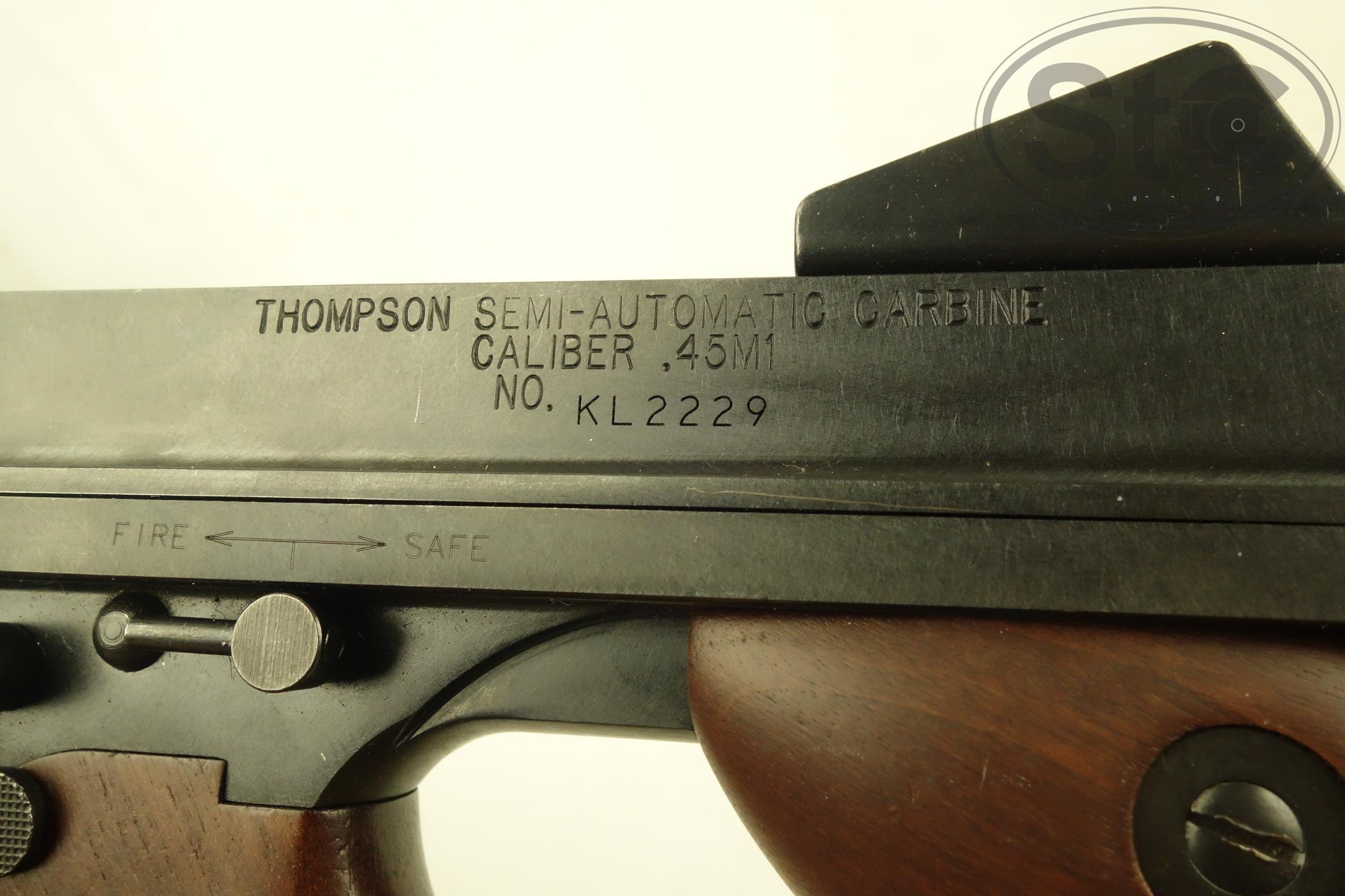 Auto Ordnance M1 Thompson with 5 Magazines Now $19,995 - NFA Market ...
