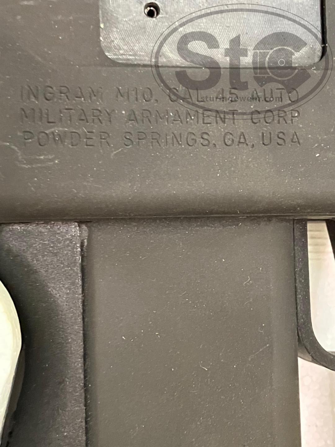 ONE Available, ONE SPF, Ingram M10 .45 ACP SMGs ASNIB, TWO Magazines ...