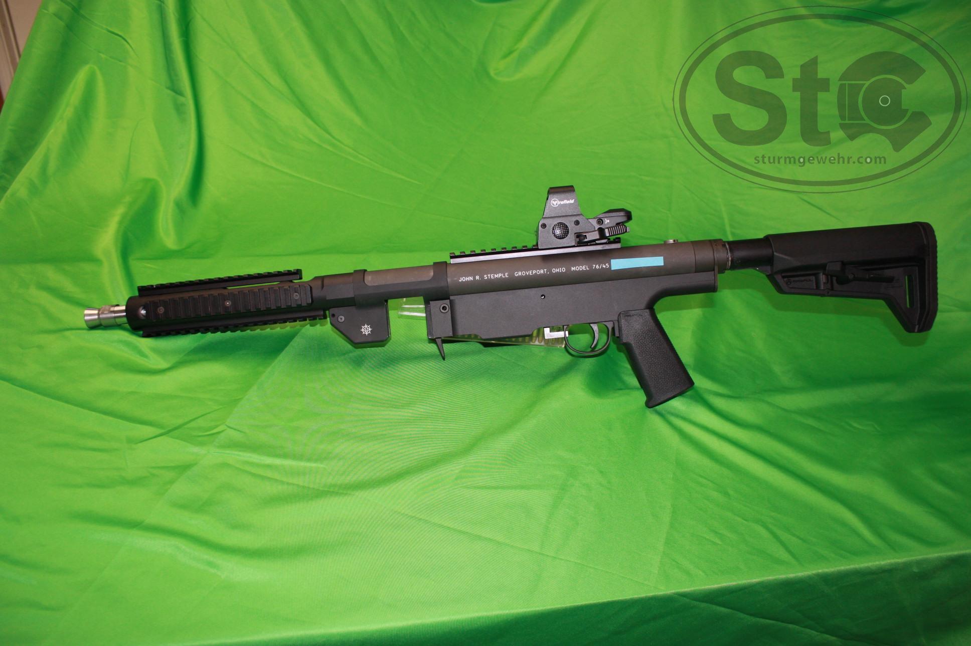 SOLD: VGUC BRP Stemple (STG) U45 Machine Gun 45 acp & 9 mm - NFA Market ...