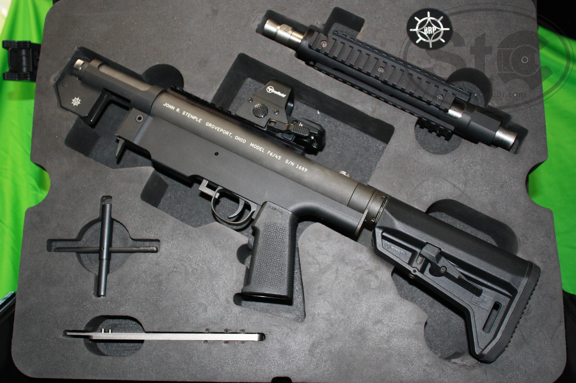 SOLD: VGUC BRP Stemple (STG) U45 Machine Gun 45 acp & 9 mm - NFA Market ...