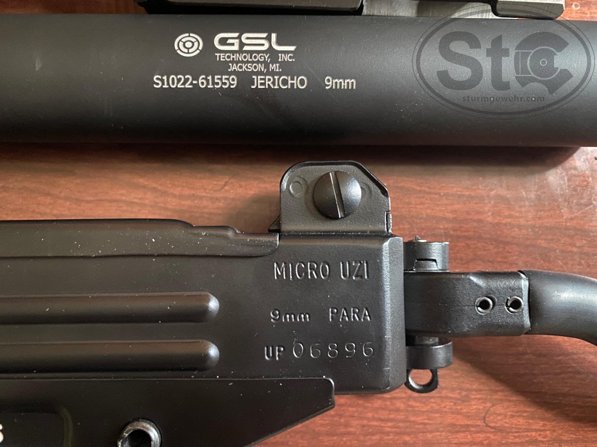 Micro Uzi with GSL Suppressor - Open and Close Bolt Configuration - 9MM - NFA Market Board ...