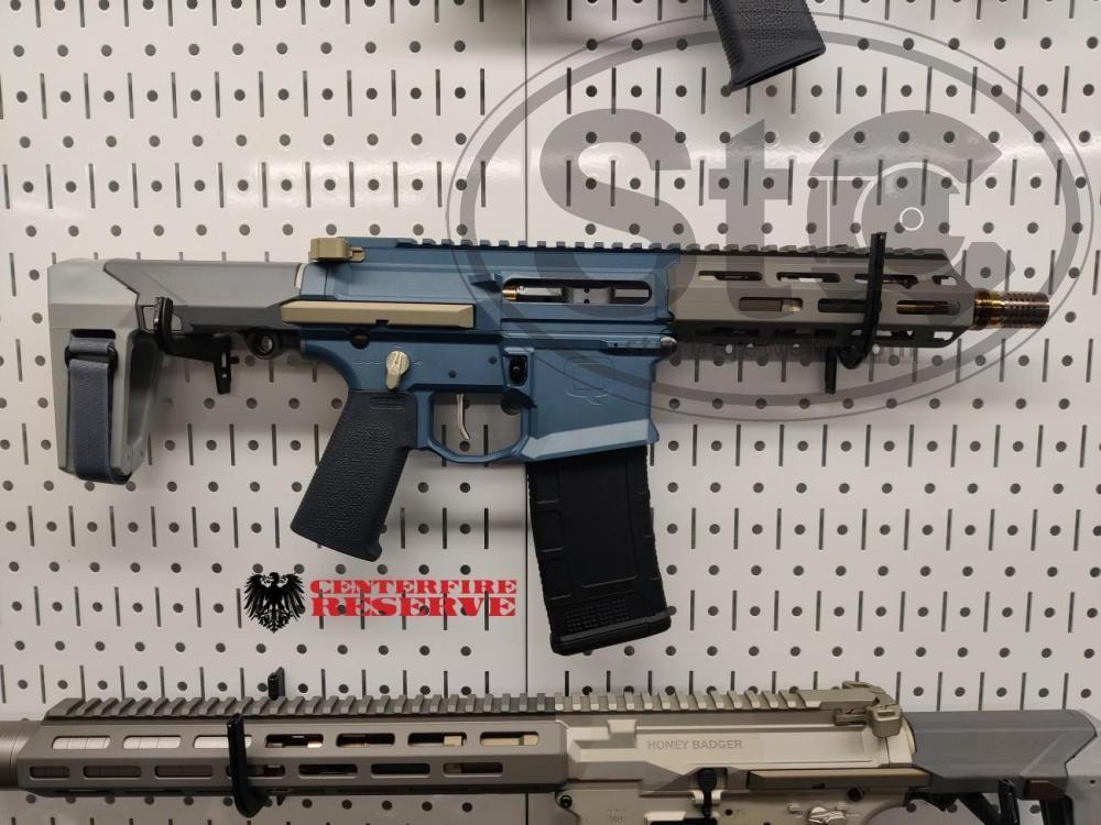 Q Honey Badger 7″ 300BLK Pistol – BLUE TITANIUM Limited Edition - Semi ...