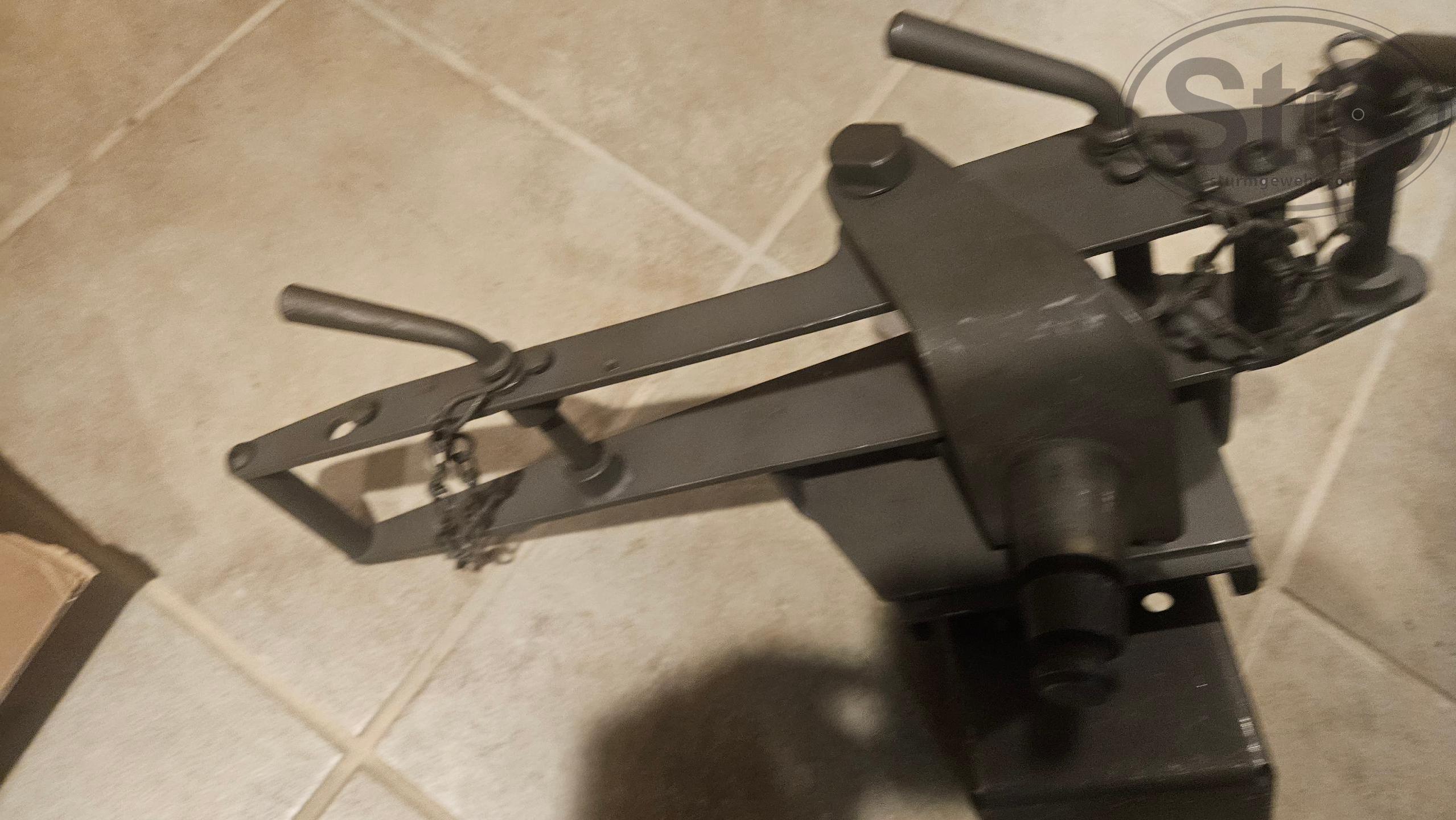 M240 and M1919 Cradle Assembly, with Ammunition Tray and Tripod Pintle ...