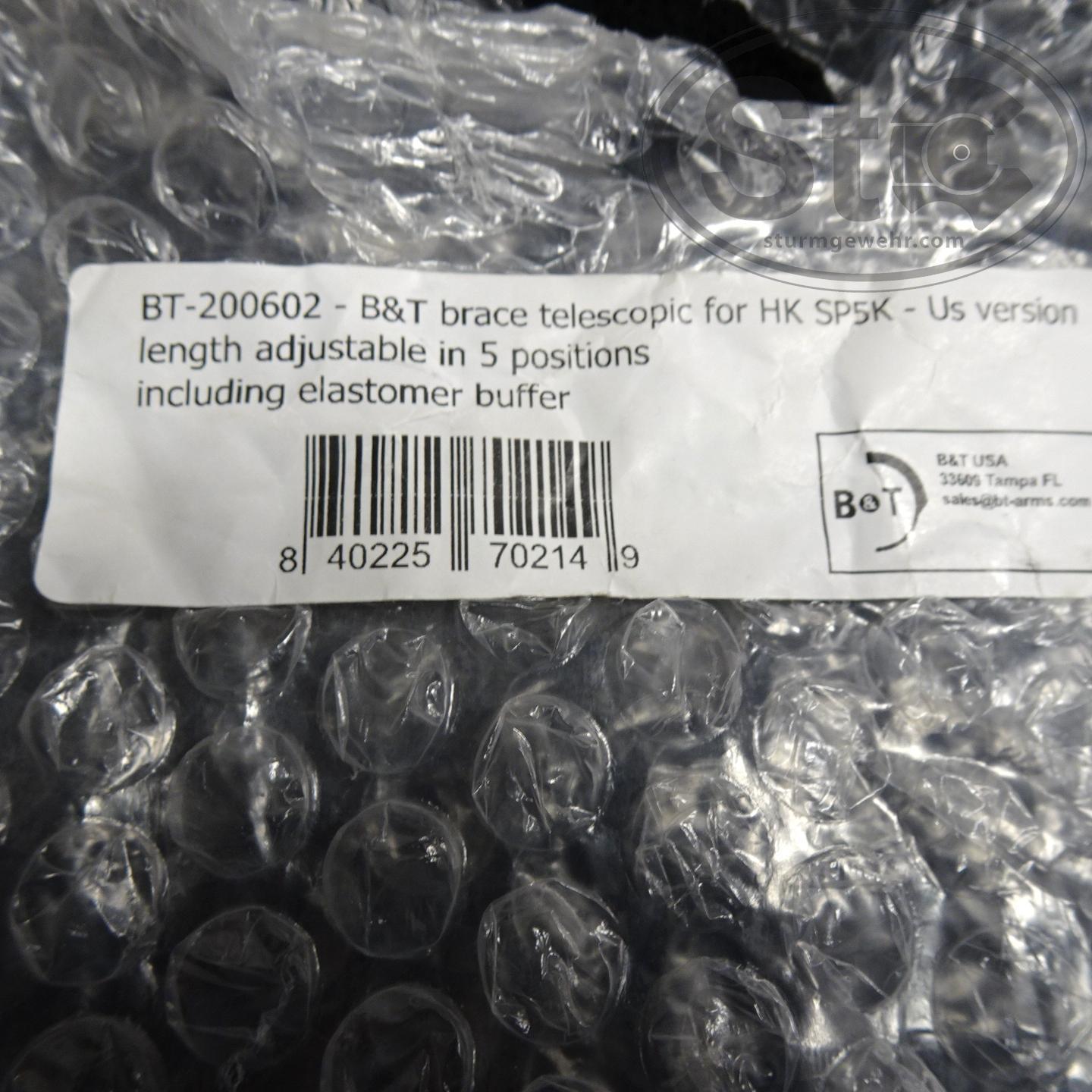 HK MP5K or COPYs BT-200602 - B&T Telescopic Brace for HK MP5K SP5K ...