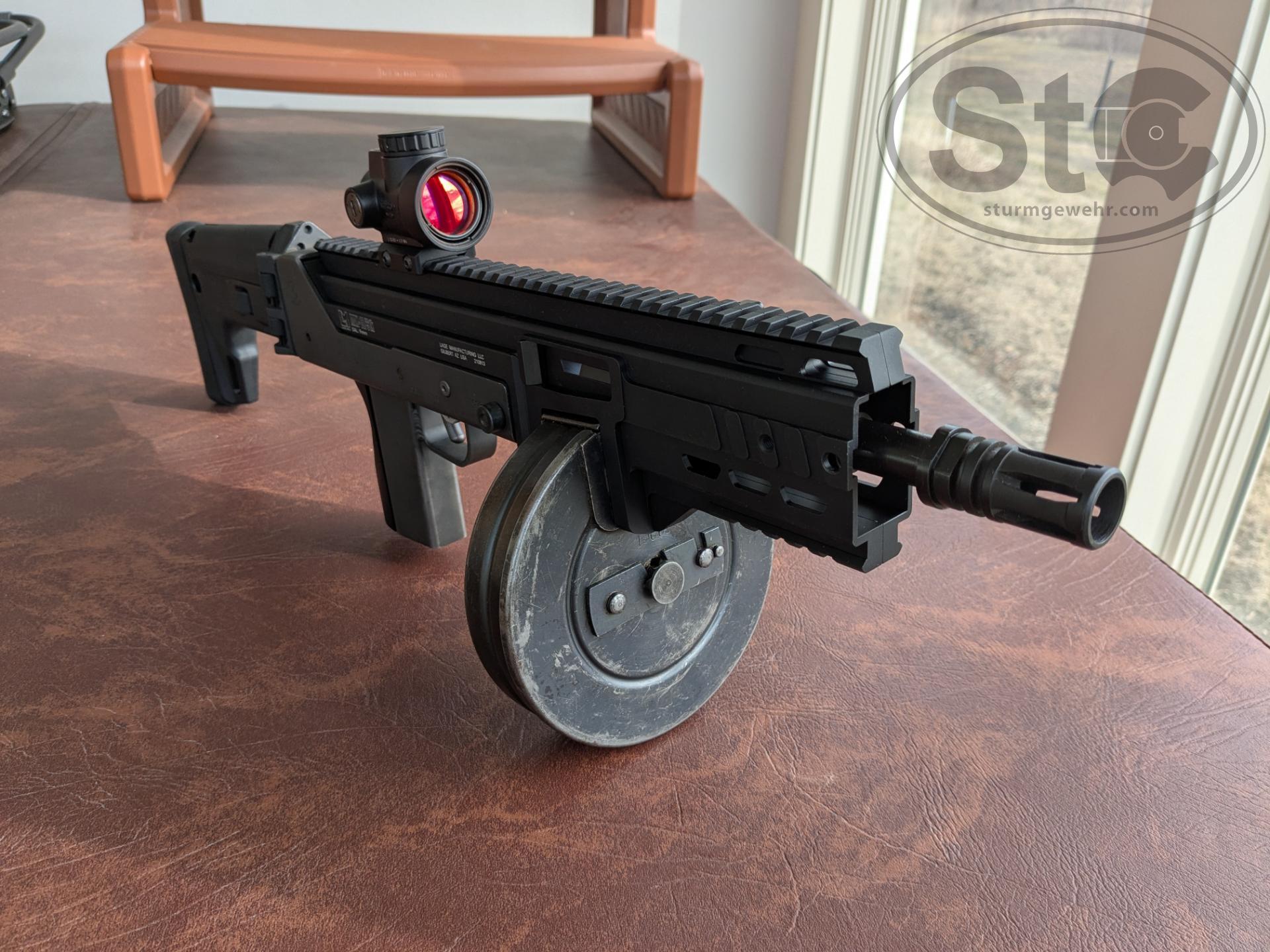 RPB Industries Mac-10, 9mm with Lage Max 10/31K upper On Form 3, NO CC ...