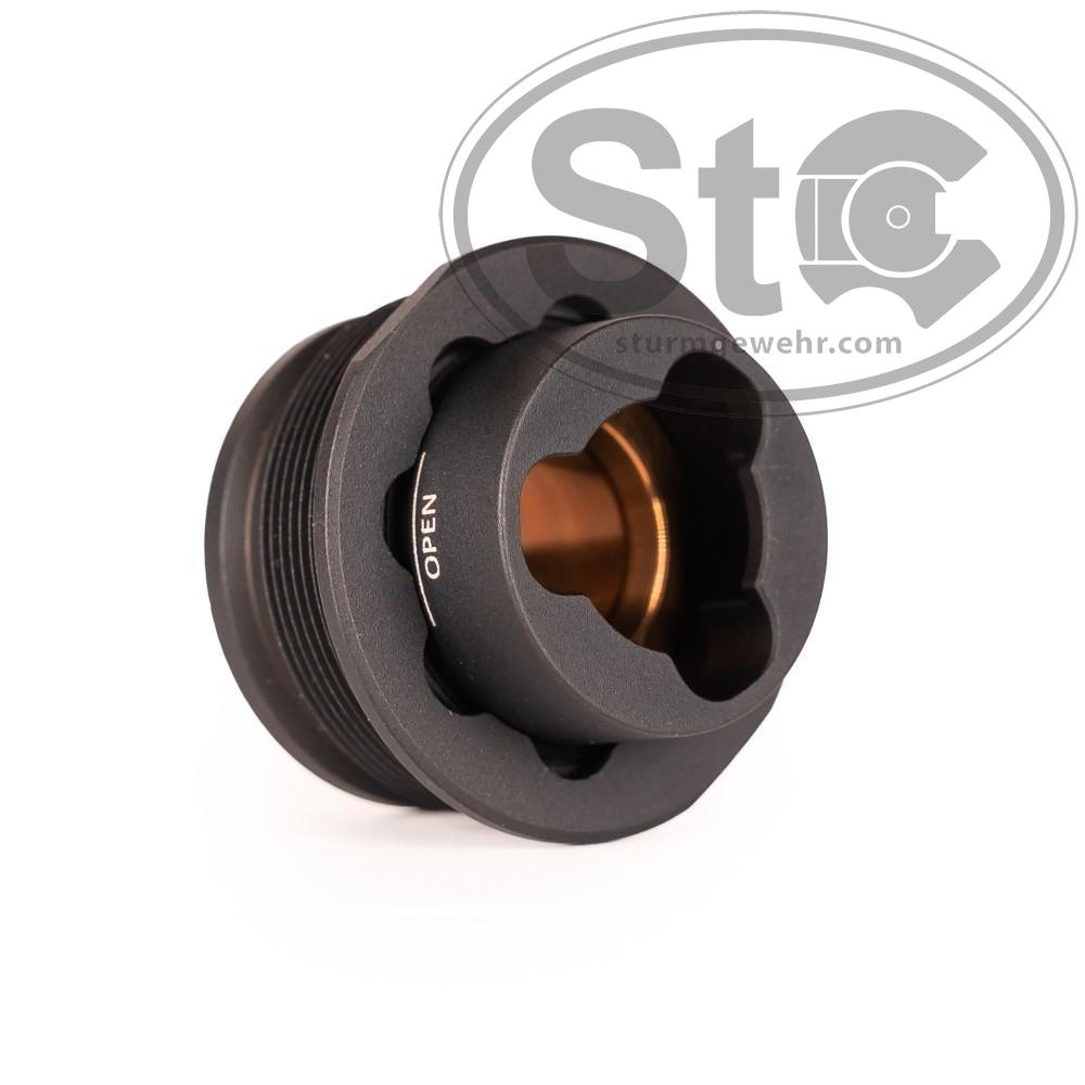 RUGGED SUPPRESSORS Universal 3 Lug HUB (1.375"x24) Mount - Bixler Style ...