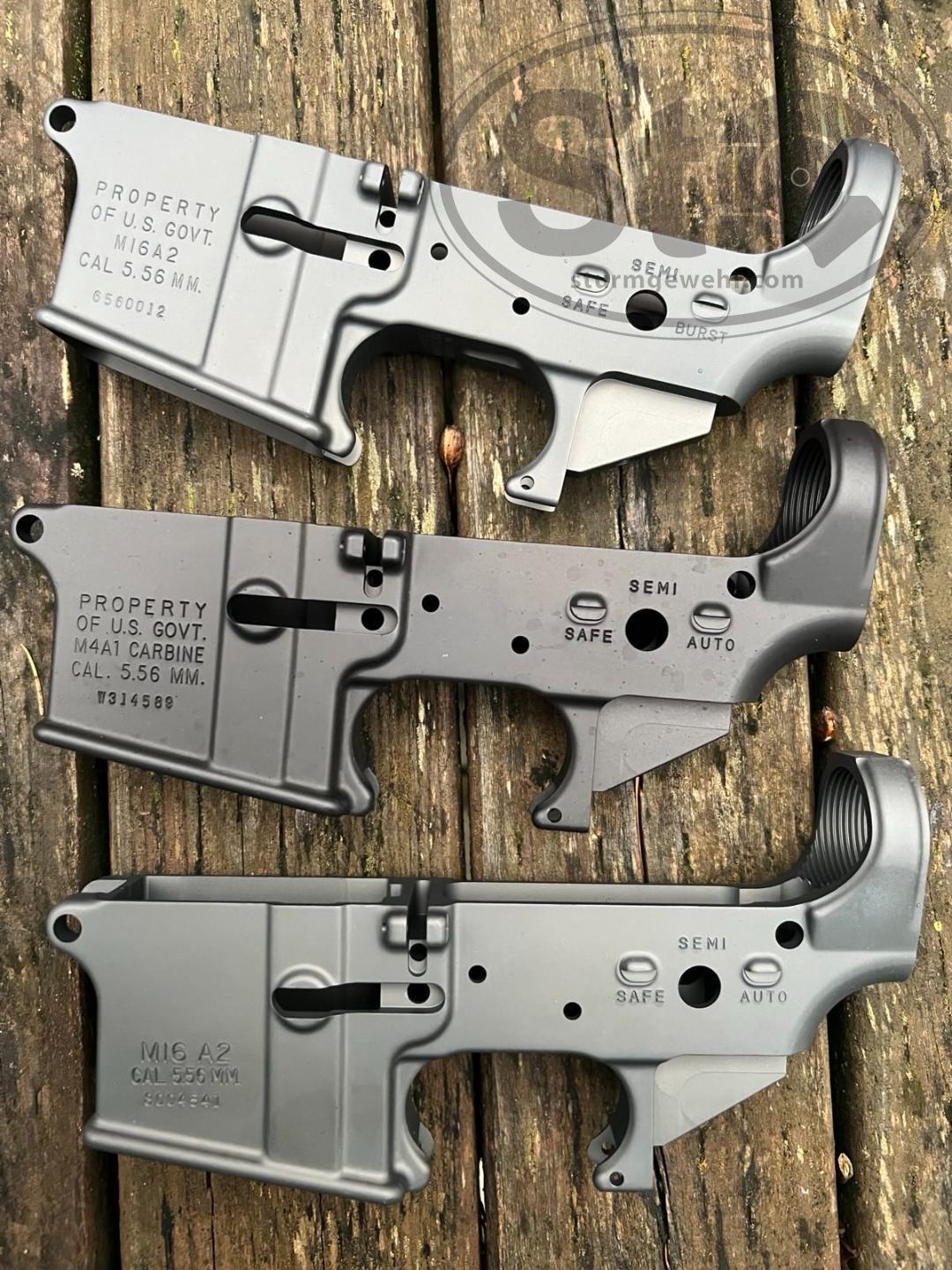 Colt Die Roll Marked M16A2, M4 Lower Receivers - reproductions marked ...