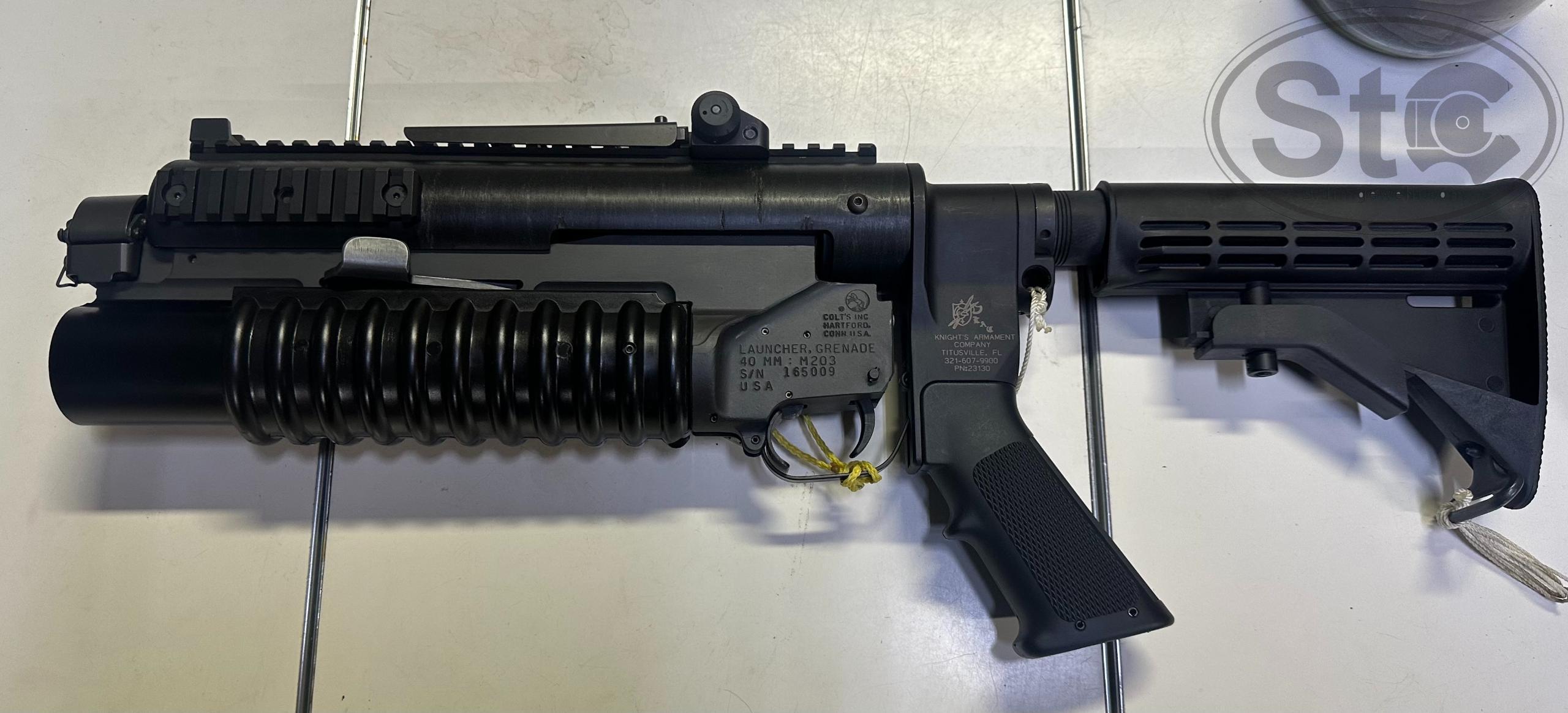 Colt M203-Knights Armament Corp stand alone chassis - NFA Market Board ...